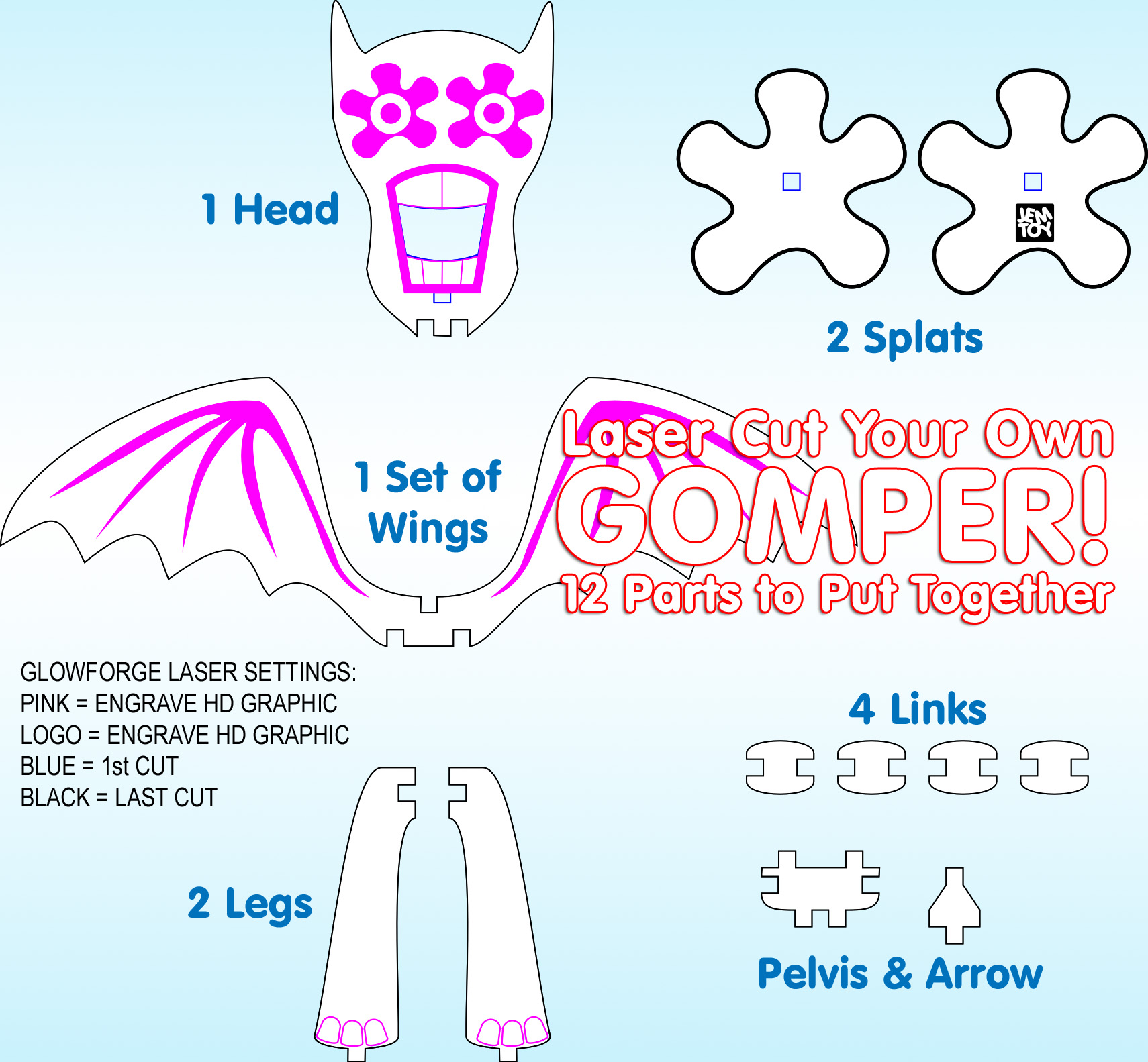 Gomper SVG – JEMTOY